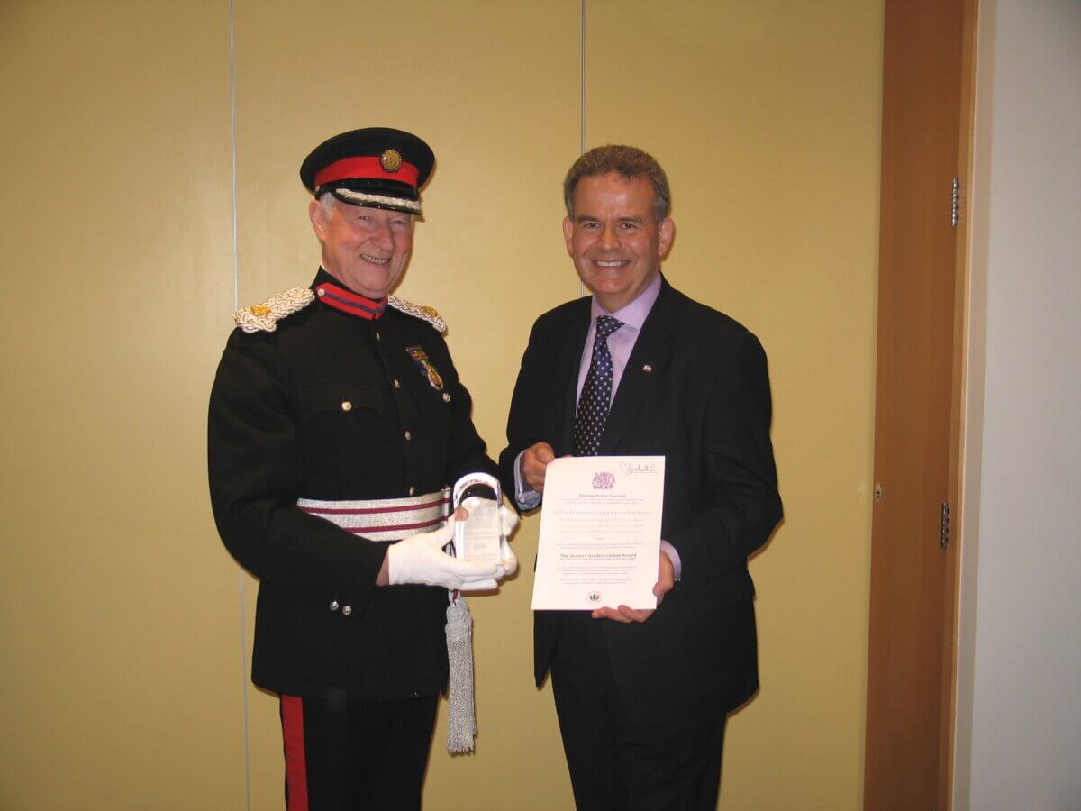 In pictures: Presented with The Queen’s Award for Voluntary Service ...