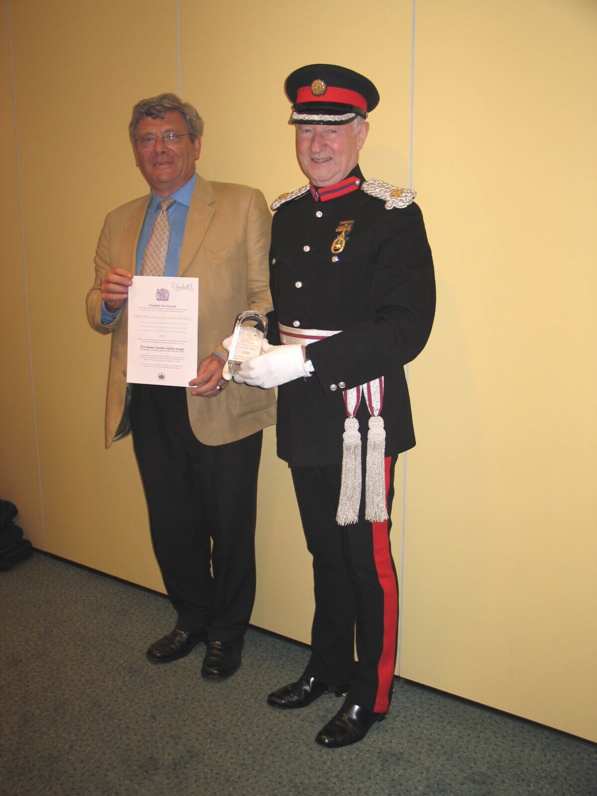 In pictures: Presented with The Queen’s Award for Voluntary Service ...