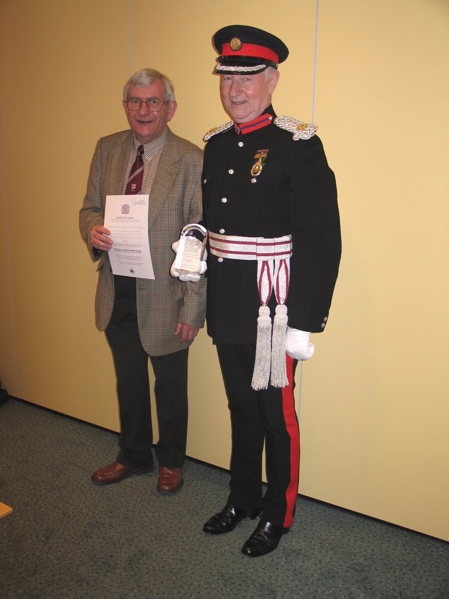 In pictures: Presented with The Queen’s Award for Voluntary Service ...